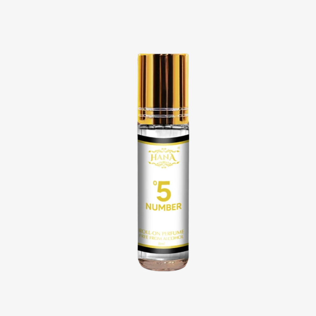 Number 5 Roll On Travel-Friendly Perfume Hana Fragrance